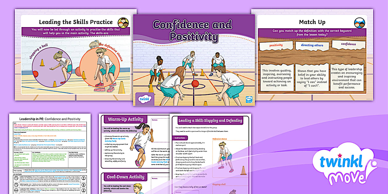 Twinkl Move -Y6 Leadership in PE L2: Confidence & Positivity