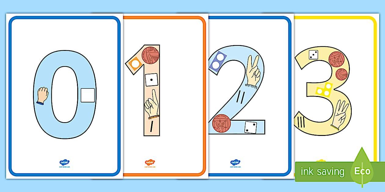 Visual Display Numbers (teacher made) - Twinkl