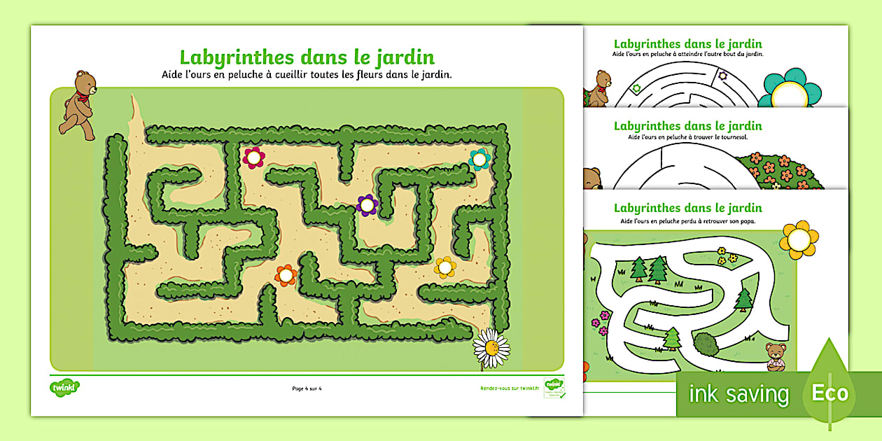 Labyrinthes pour les maternelles (teacher made) - Twinkl