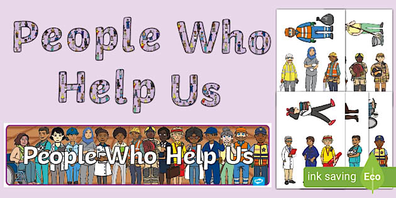People Who Help Us Display Pack (professor feito) - Twinkl