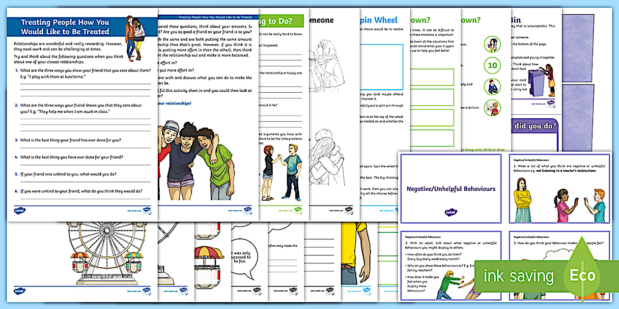 Young Person's Thinking about Behaviour KS2 Activity Pack