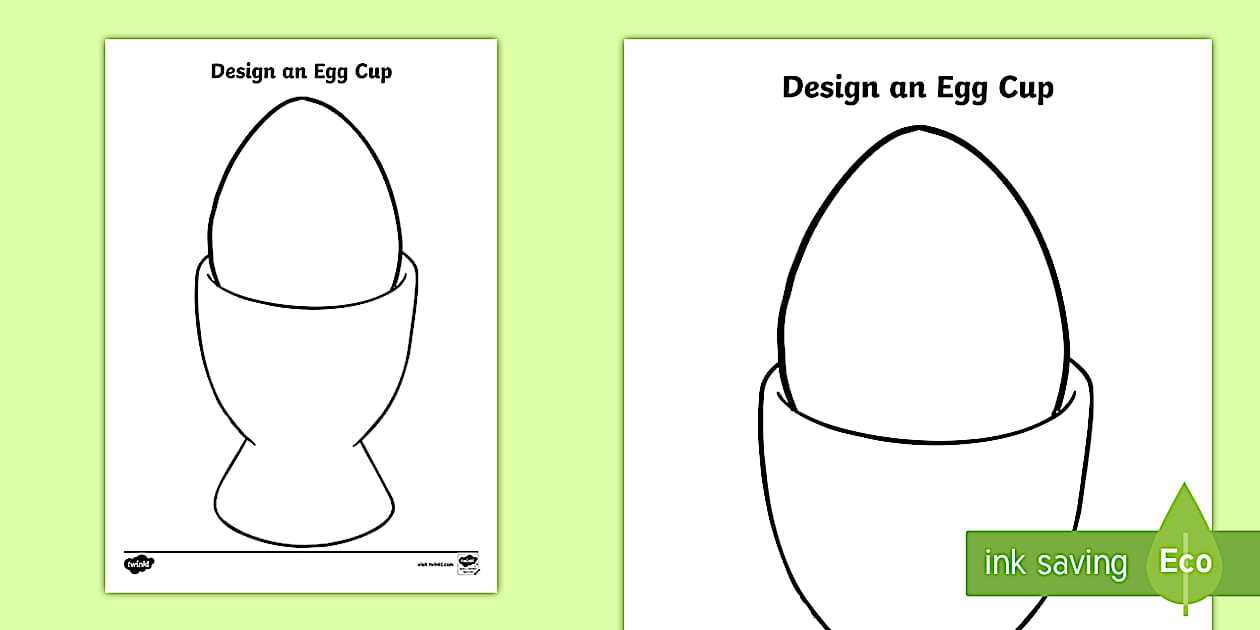 Design an Egg Cup (teacher made) - Twinkl