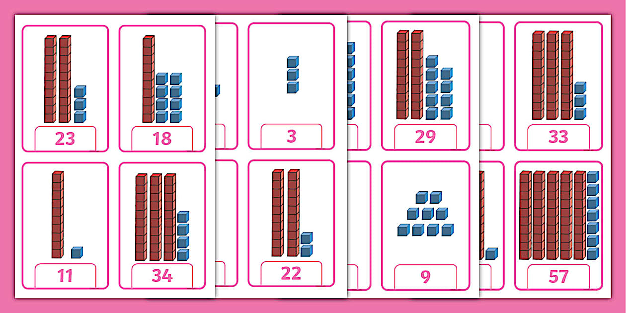 Place Value Flashcards (teacher made) - Twinkl