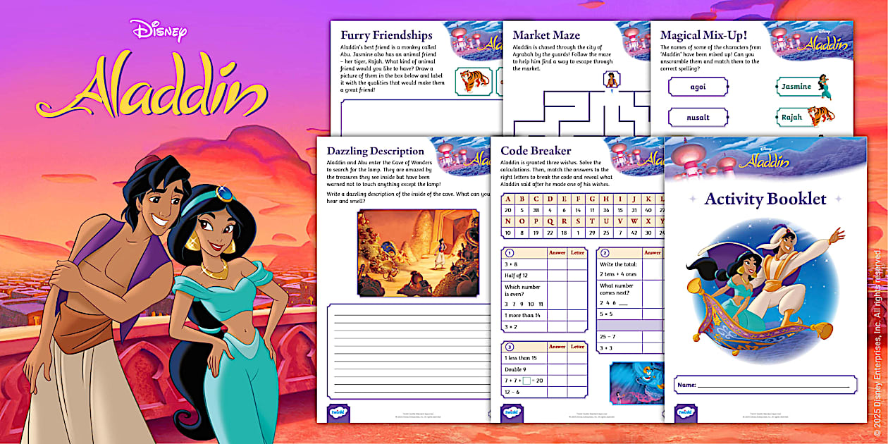 Aladdin: Activity Booklet [Ages 5-7]