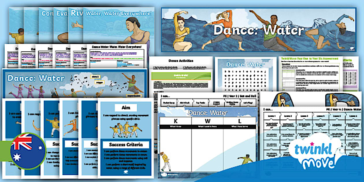 Move PE Year 4 Dance: Water Unit Pack