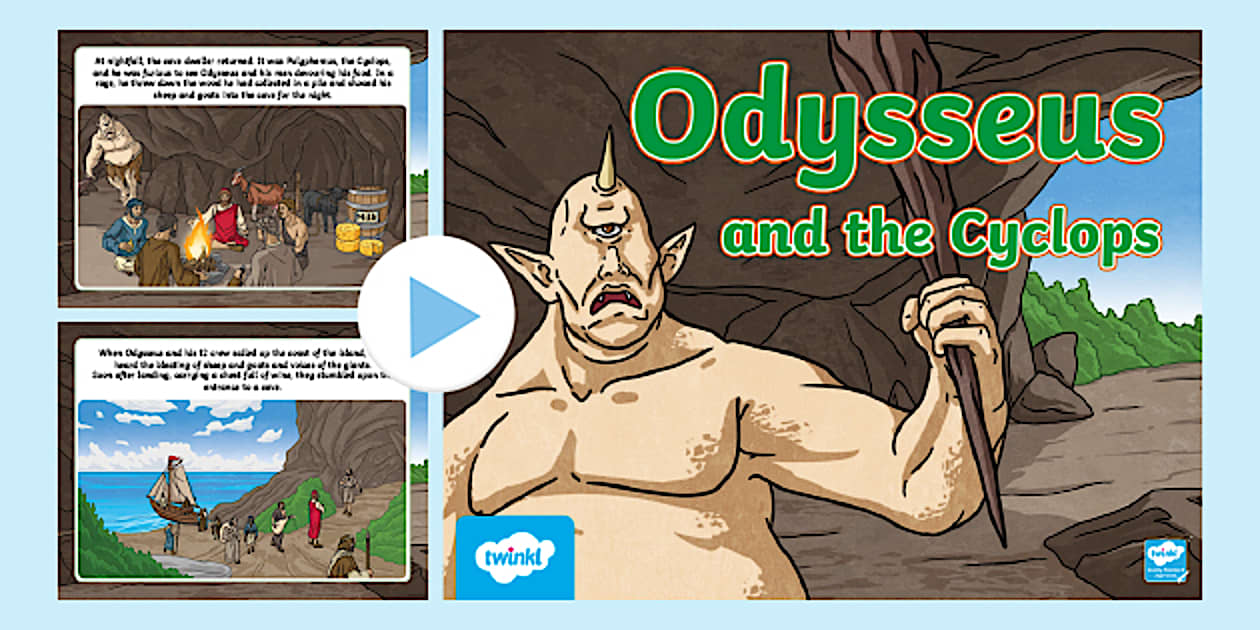 LKS2 Odysseus and the Cyclops Story PowerPoint | Twinkl