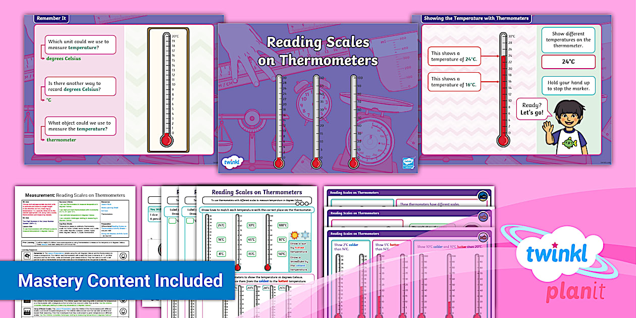 👉 Y2 Planit Maths Temperature Lesson 2 (teacher made)