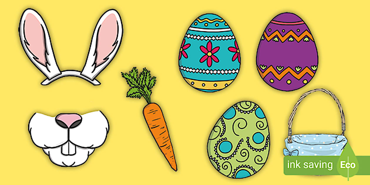 Easter Booth Props (teacher made) - Twinkl