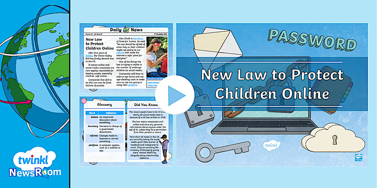 New Law to Protect Children Online | Twinkl Resources