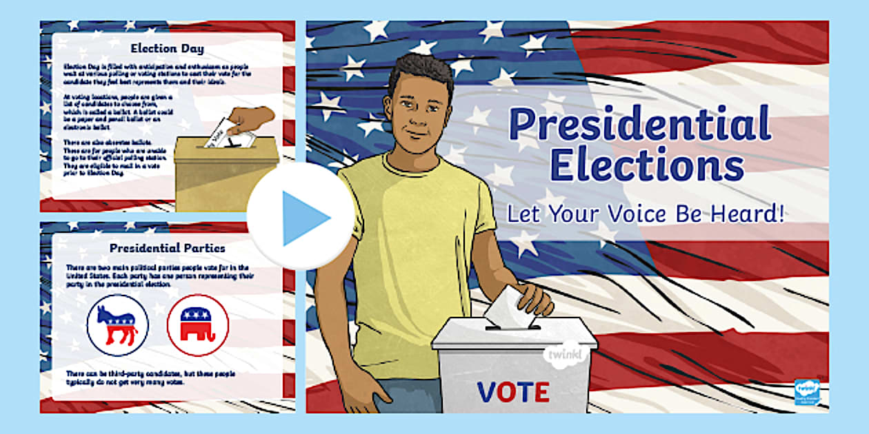 Election PowerPoint Template for Grades 3-5 | Twinkl USA