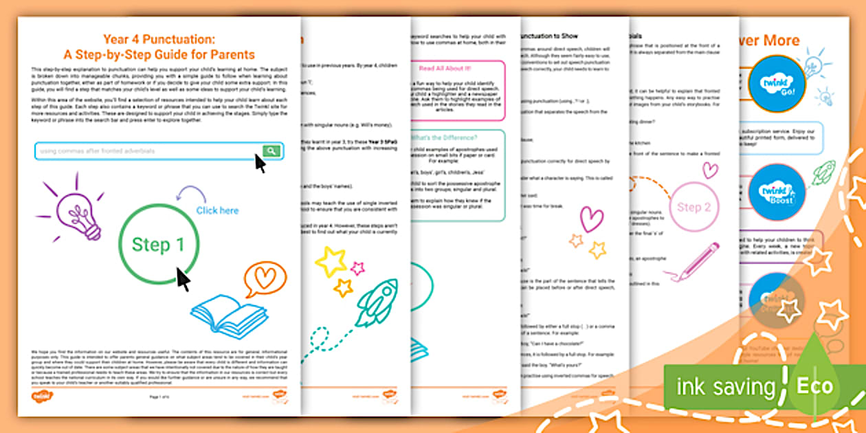 Year 4 Punctuation: A Step-by-Step Guide for Parents