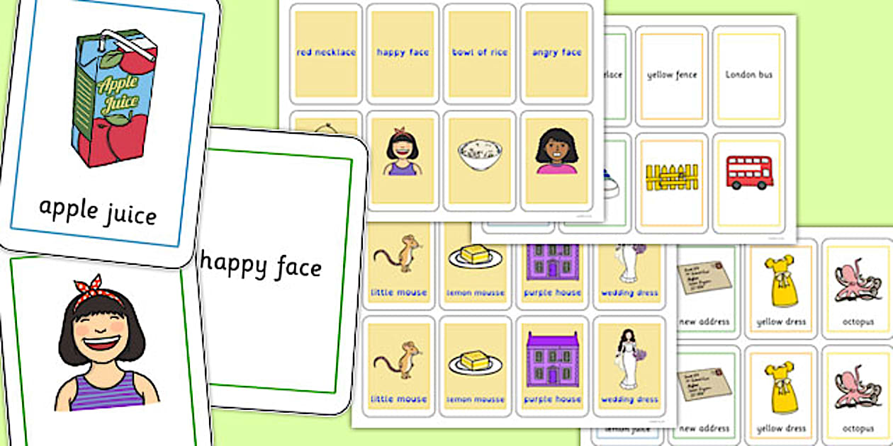 Three Syllable Final 'S' Sound Playing Cards (teacher made)