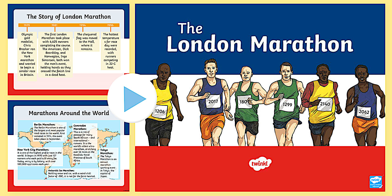 The London Marathon PowerPoint | KS1 | Present With Ease