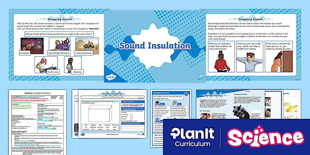 Year 4 Sound: Sound Insulation Lesson 6 (teacher made)