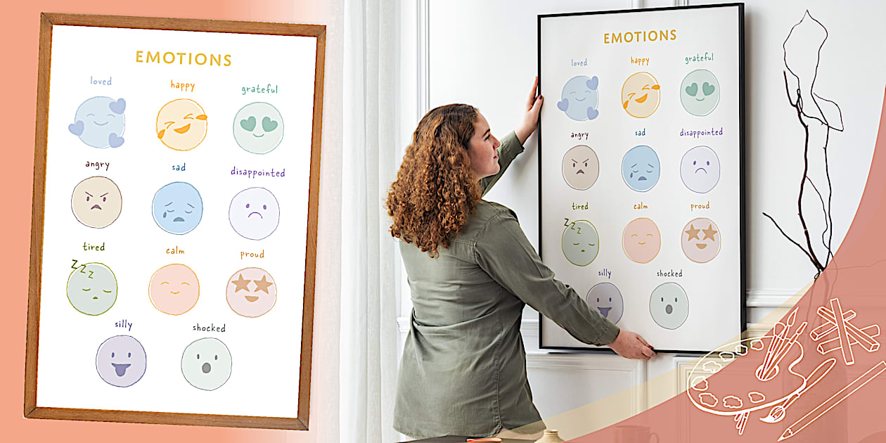 Emotions Muted Pastel Colours Poster | Twinkl Art Gallery