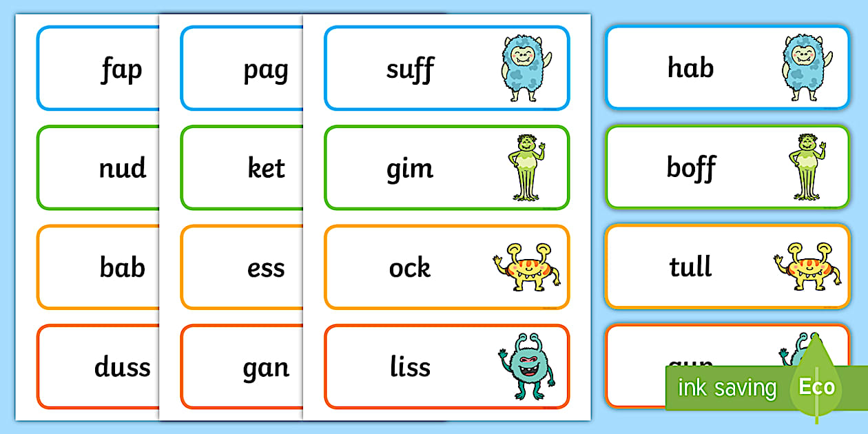Phase 2 Alien Flashcards (teacher made) - Twinkl