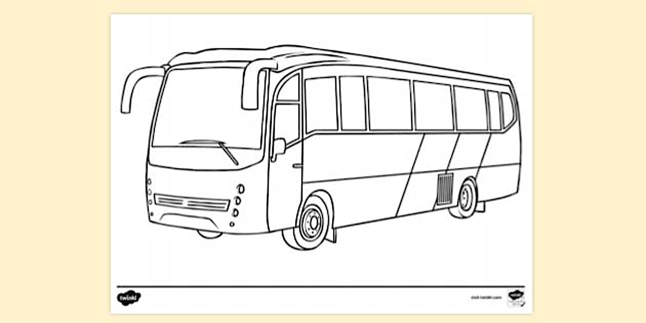 FREE! - Coach Colouring Sheet (teacher made) - Twinkl