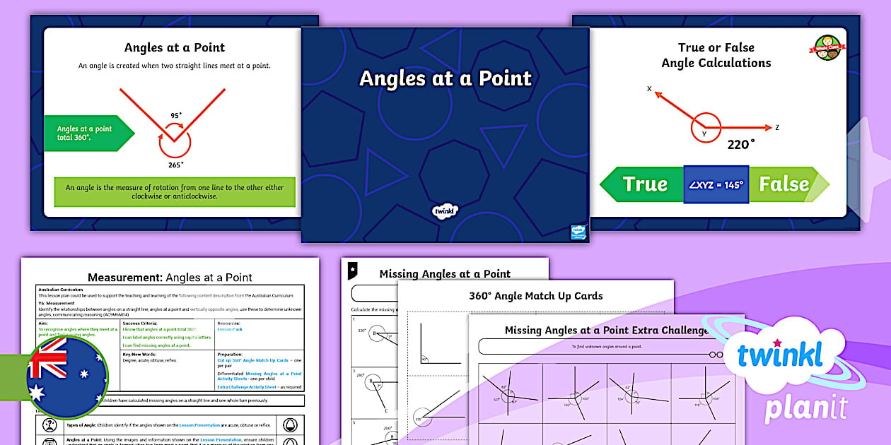 Year 6 Measurement: Angles Lesson 1 (teacher made) - Twinkl