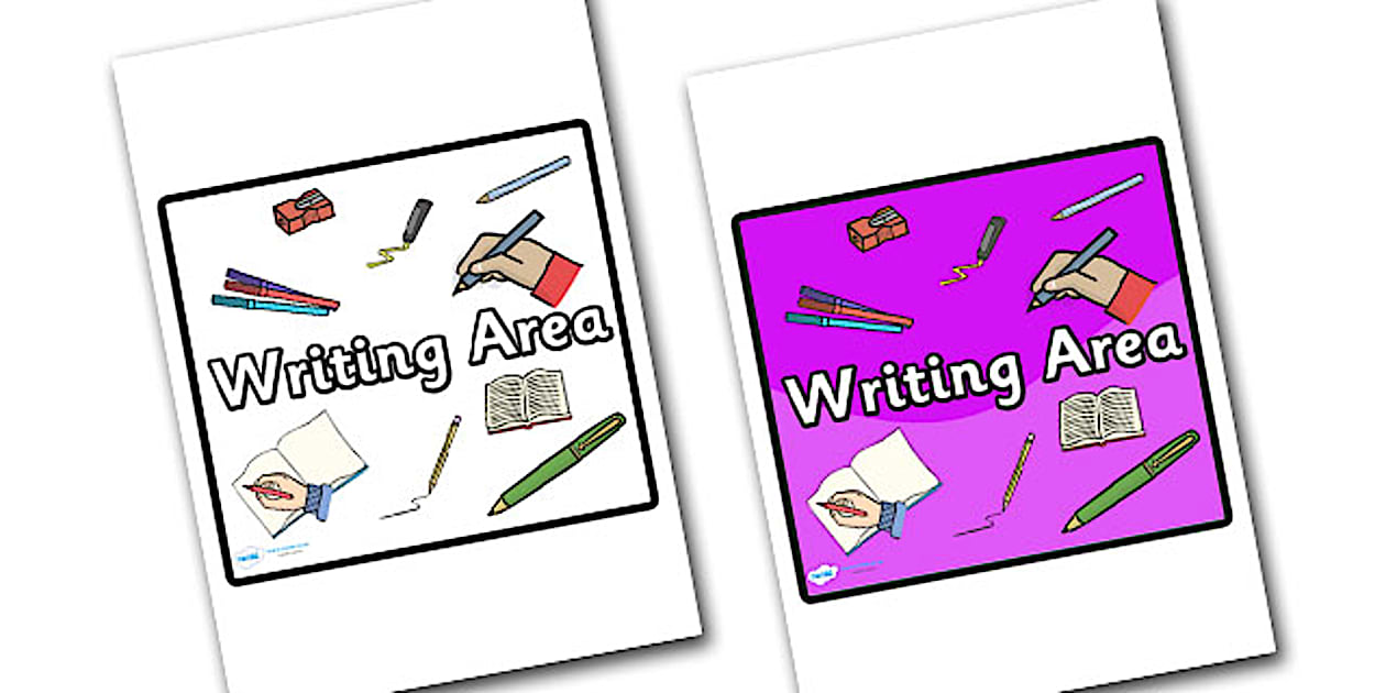 👉 Writing Area Sign (teacher made) - Twinkl