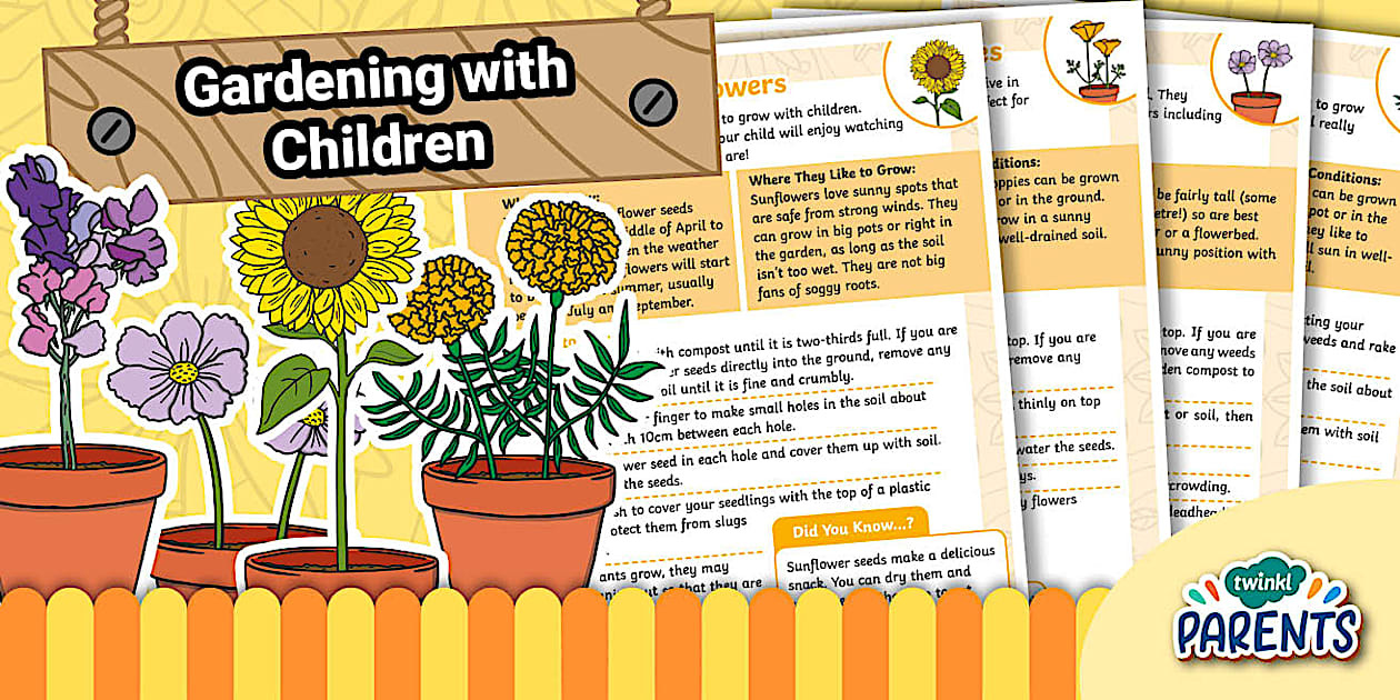 Gardening with Children - Easy to Grow Flowers