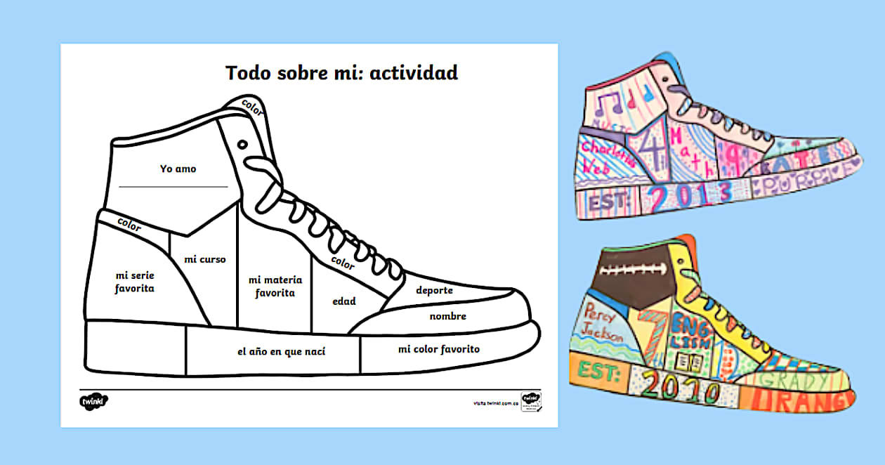 Actividad para niños "Todo sobre mí" | Twinkl Colombia