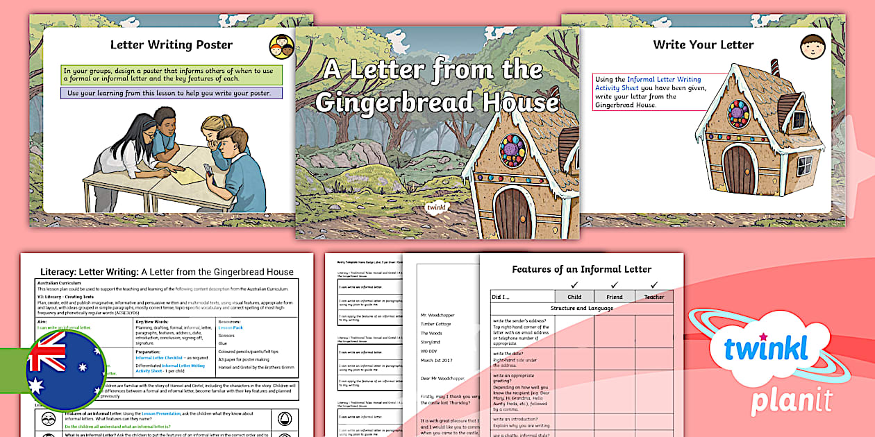 Year 3 Hansel and Gretel Letter Writing (6) Lesson - Twinkl
