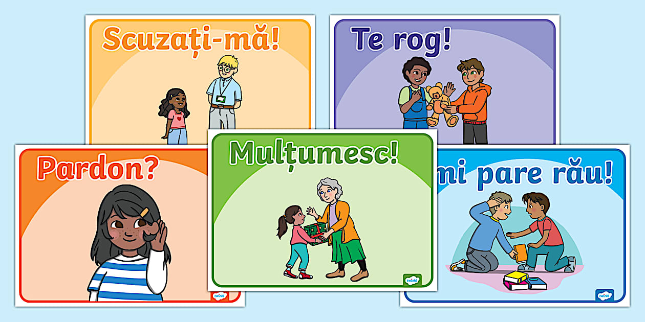 Bunele maniere – Planșe (professor feito) - Twinkl