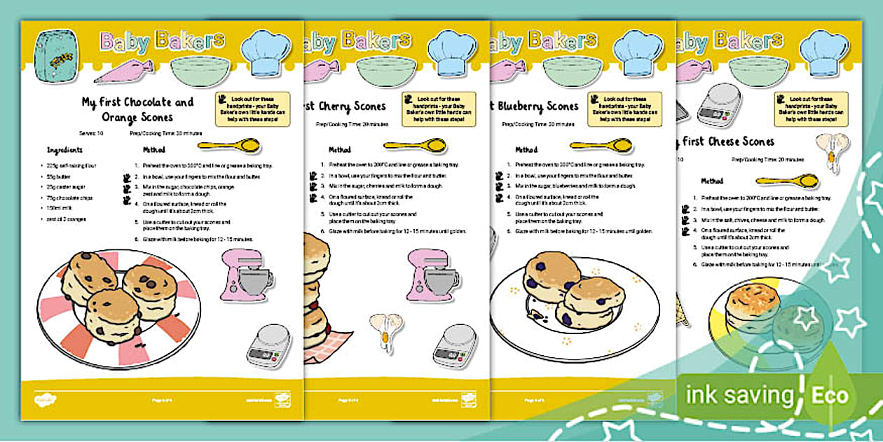 Baby Bakers - My First Scones Recipe (professor feito)