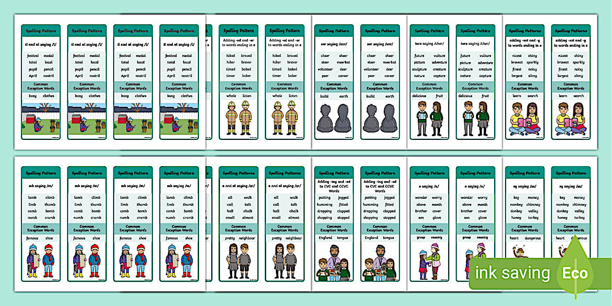 Level 6 Weeks 11-20 Spelling Bookmarks Bumper Resource Pack