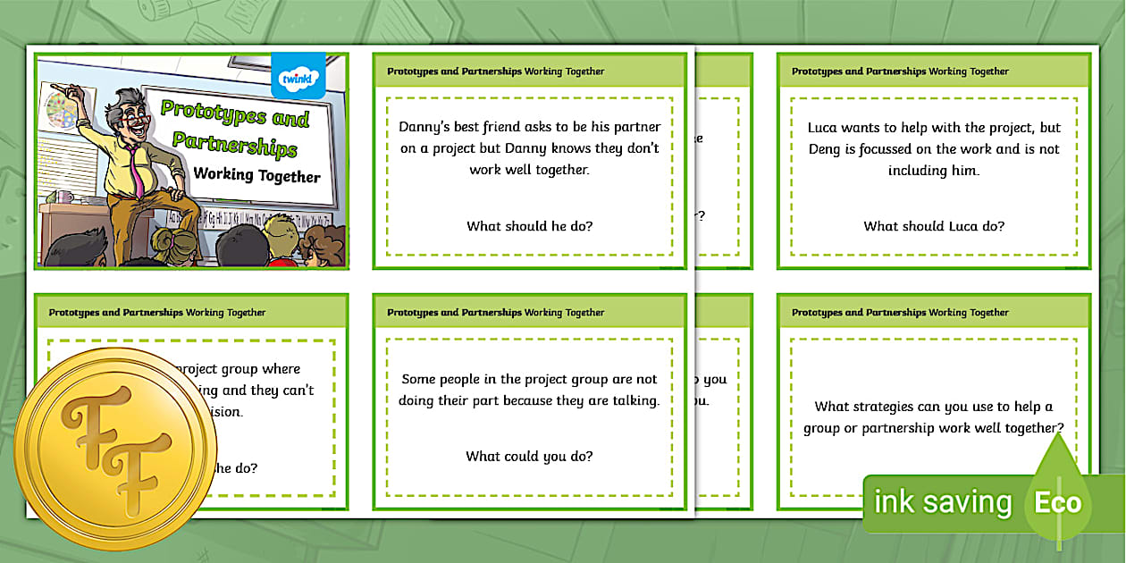 Prototypes and Partnerships Working Together Discussion Card