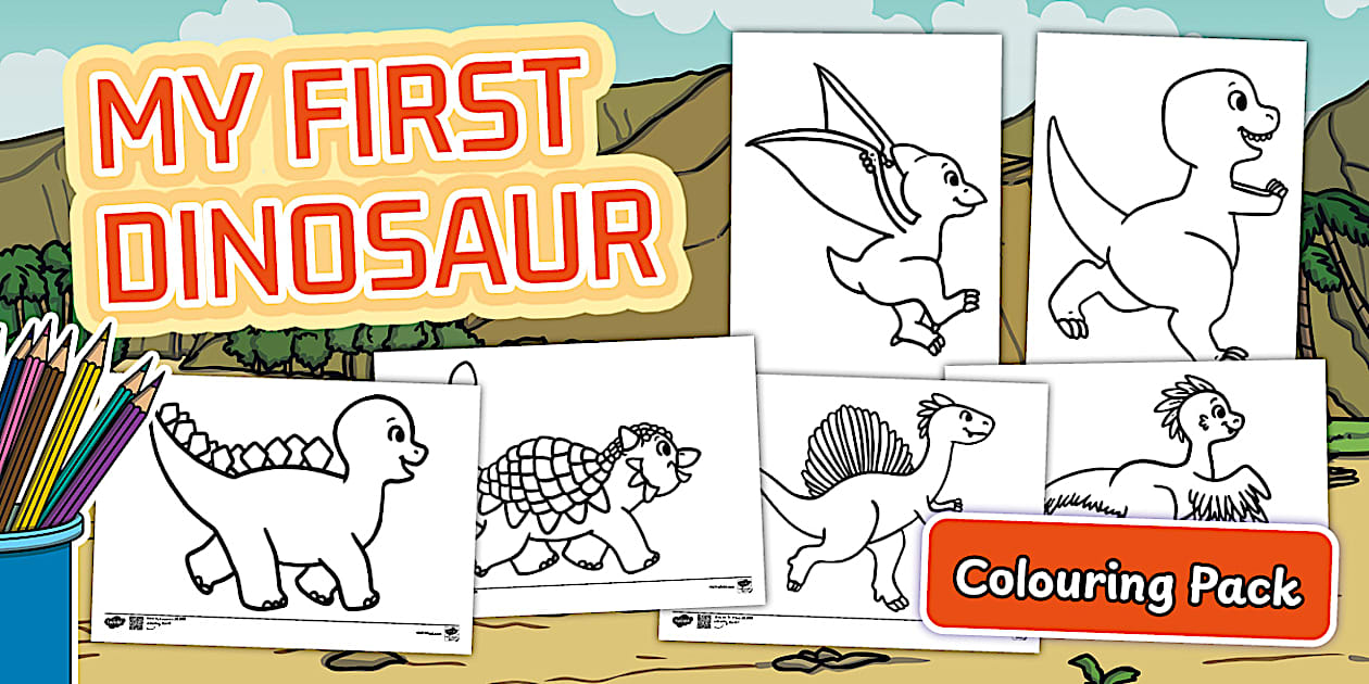My First Dinosaur Colouring Pack
