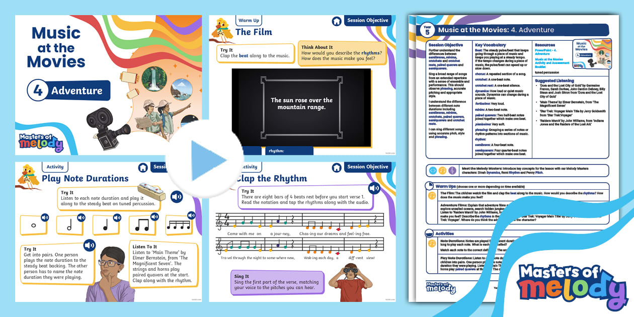 👉 Year 5 Music at the Movies Session 4 (teacher made)