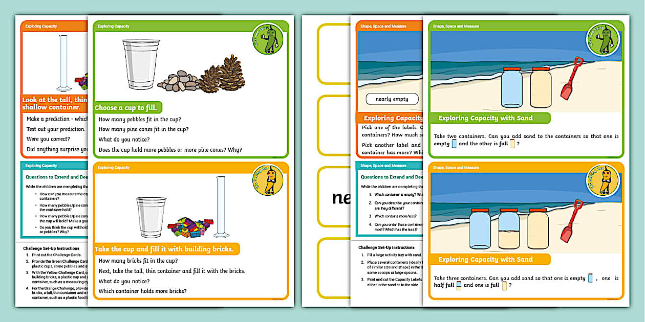👉 Capacity Chilli Challenges Pack | Twinkl (teacher made)
