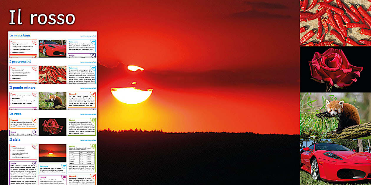 Imagine Red KS2 Resource Pack Italian (teacher made)