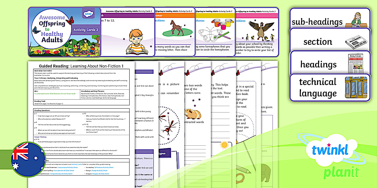 Year 2 Living Things: Guided Reading Session 2 - Twinkl