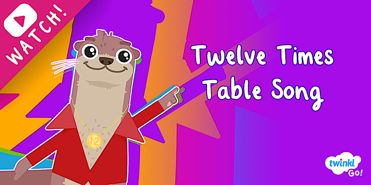 12 Times Table Song (teacher made) - Twinkl
