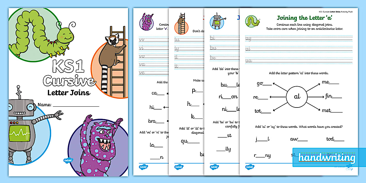 Handwriting Activity Booklet | Cursive Handwriting Practice