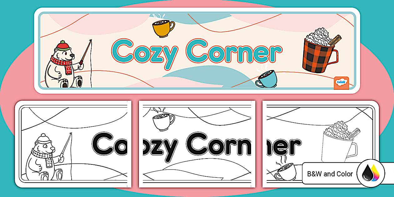 Cozy Corner Theme Banner (teacher made) - Twinkl