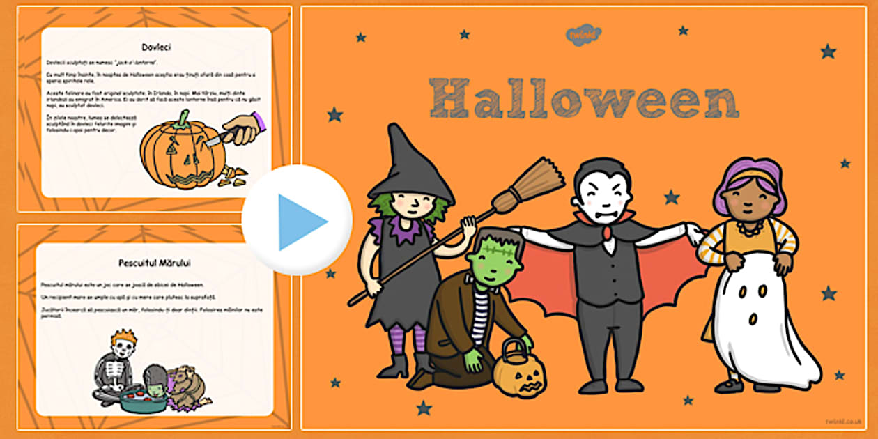 Informații despre Halloween - Halloween PPT | Twinkl România