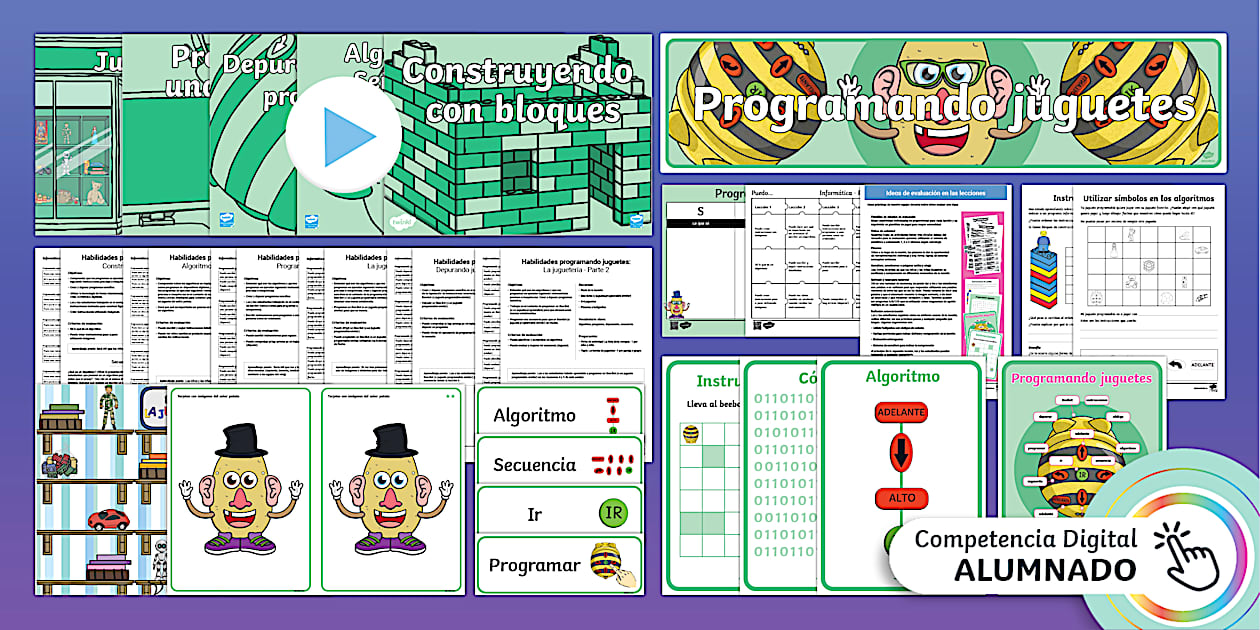 Pack de Competencia Digital de Primer Ciclo: Programando juegos