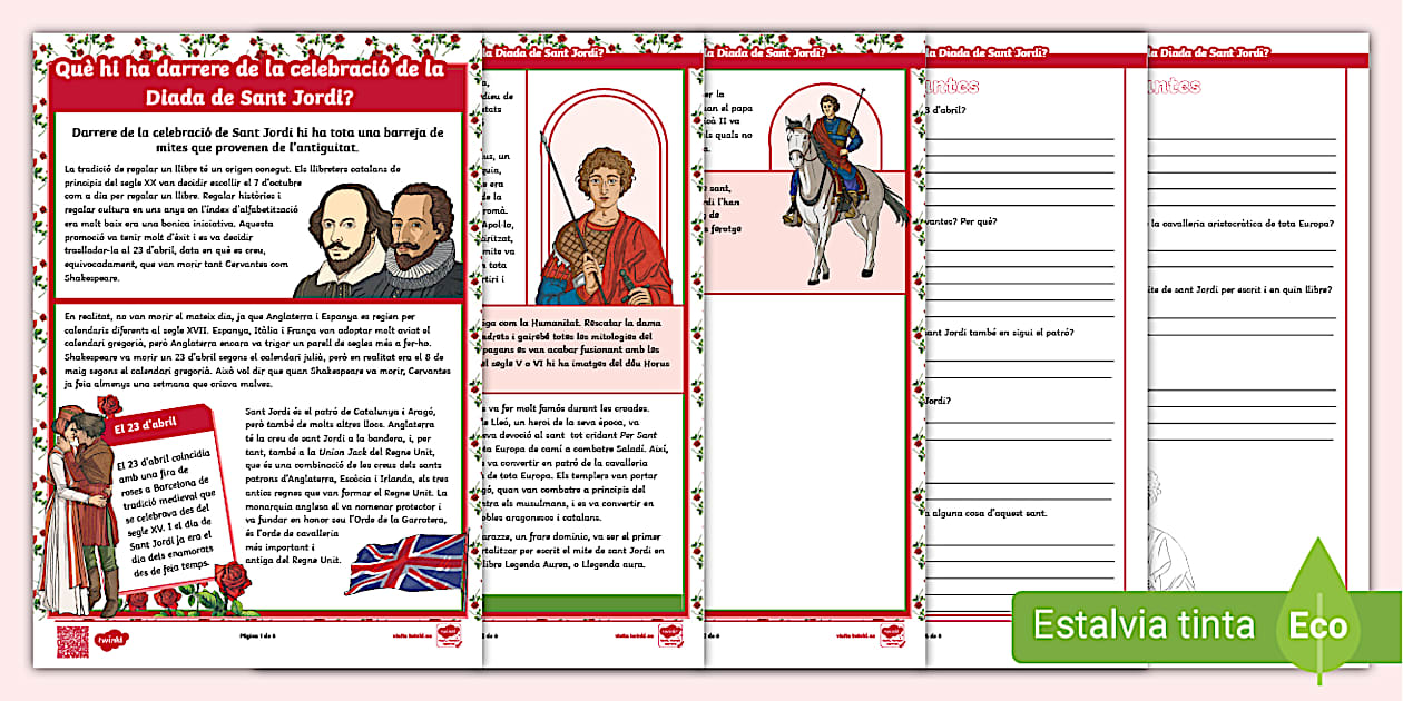 Comprensió lectora: Què hi ha darrere de la celebració de la Diada de Sant