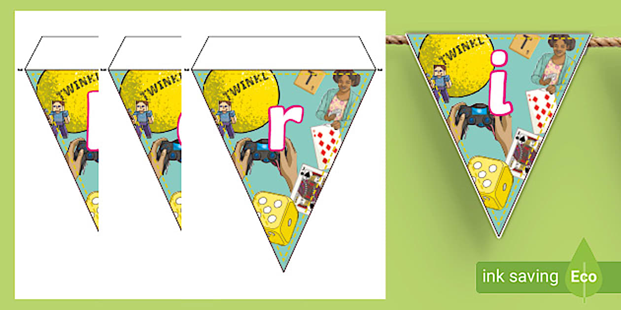 Marilah Bermain Bunting Indonesian (teacher made) - Twinkl
