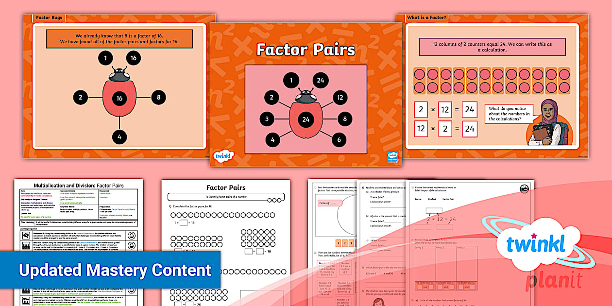 Y4 Multiplication and Division Planit Maths Lesson 19