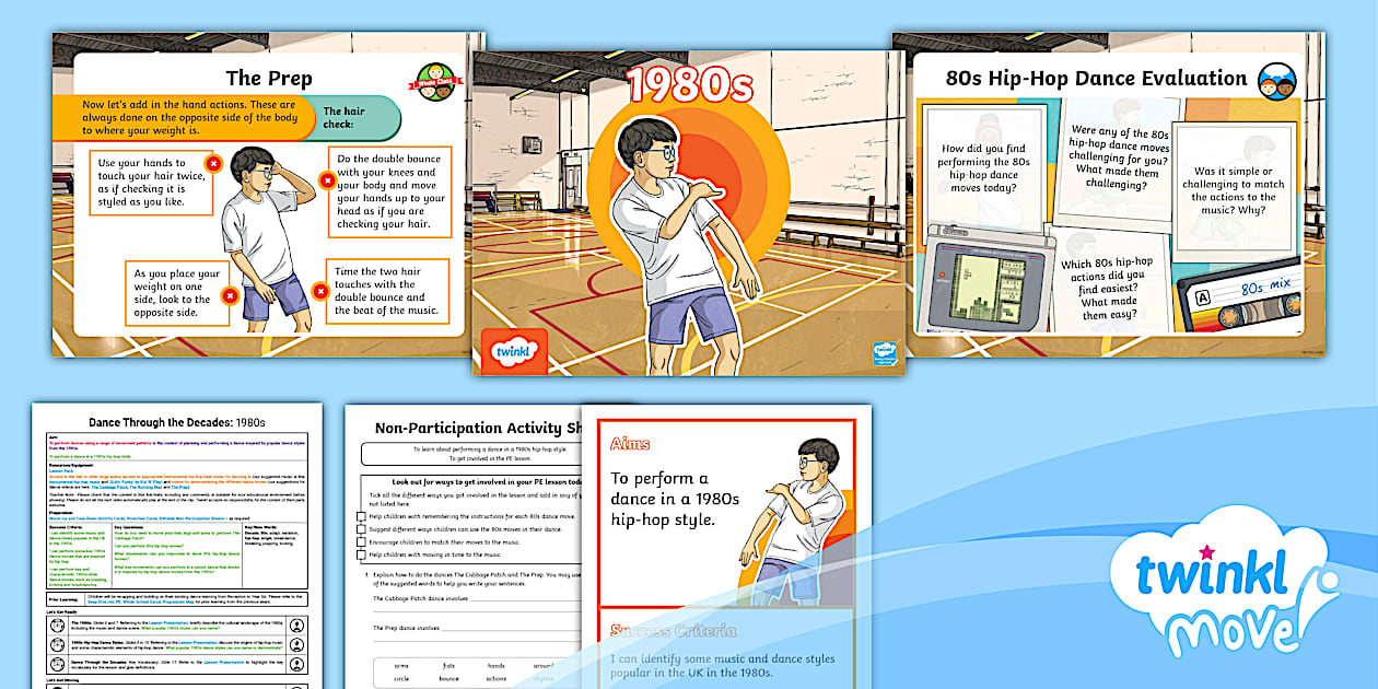 PE Year 6: Dance Through the Decades Lesson 3 - The 1980s