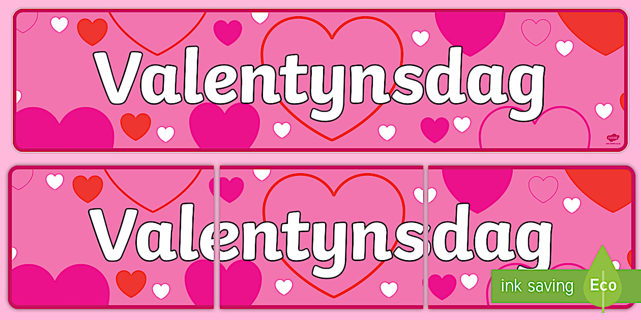 Valentynsdag Vertoon Banier (Teacher-Made) - Twinkl