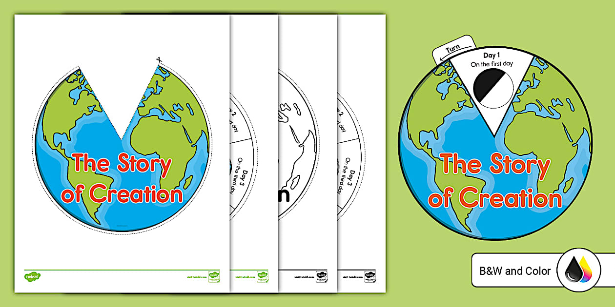 Creation Wheel Activity | Christian Education | Twinkl USA