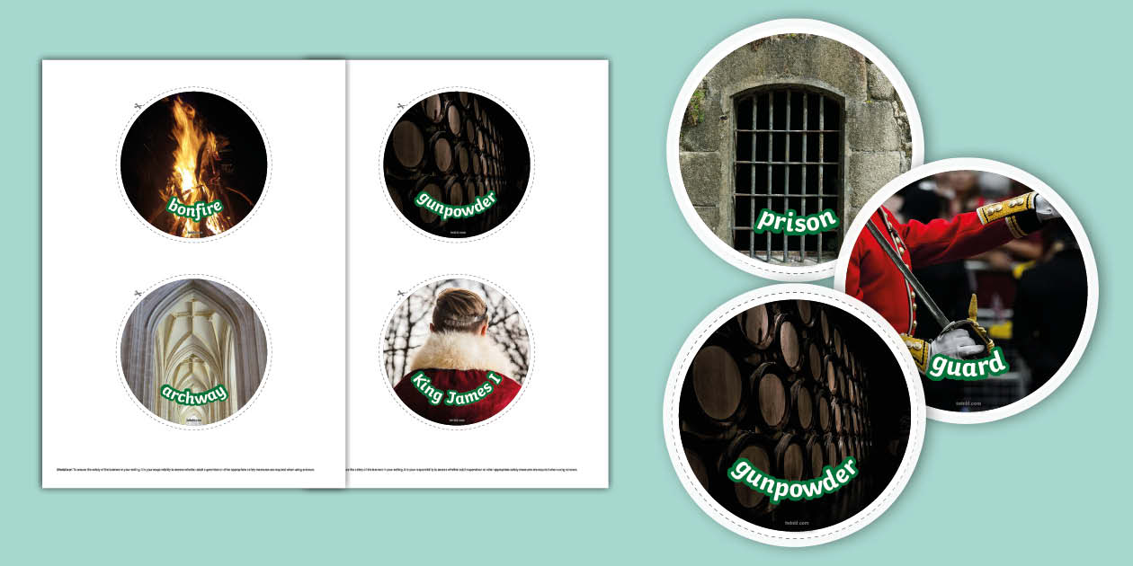 The Gunpowder Plot Circle Photo Cut-Outs