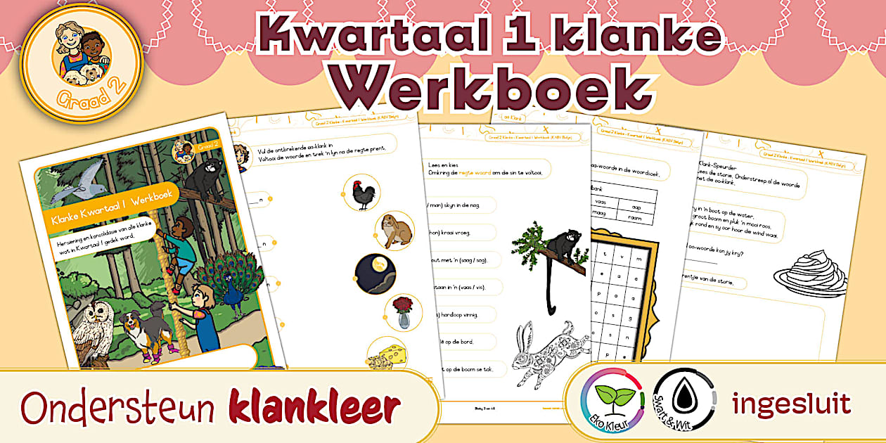 Graad 2 Klanke - Kwartaal 1 Werkboek (KABV Belyn)
