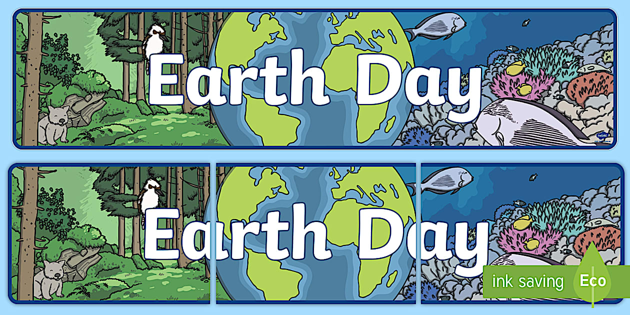 Earth Day Banner | Earth Day Displays | Twinkl Resources
