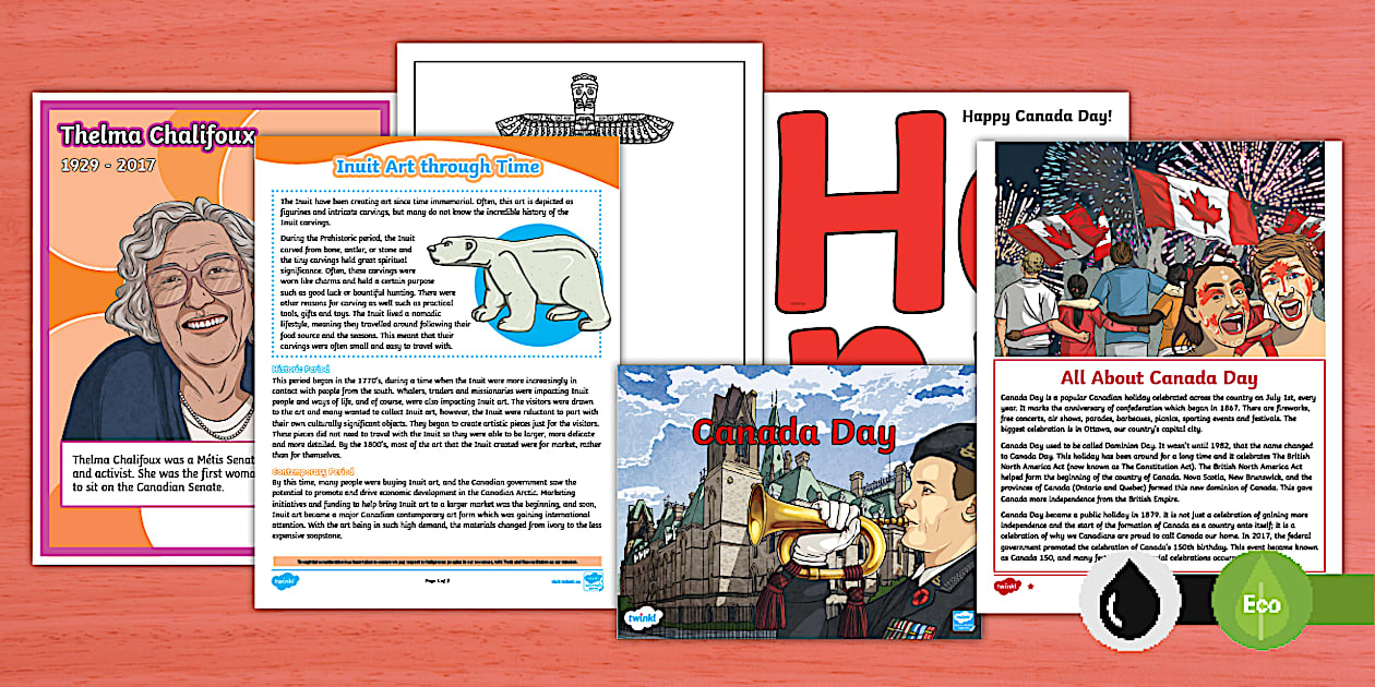 Canada Day Celebration Pack Intermediate (teacher made)